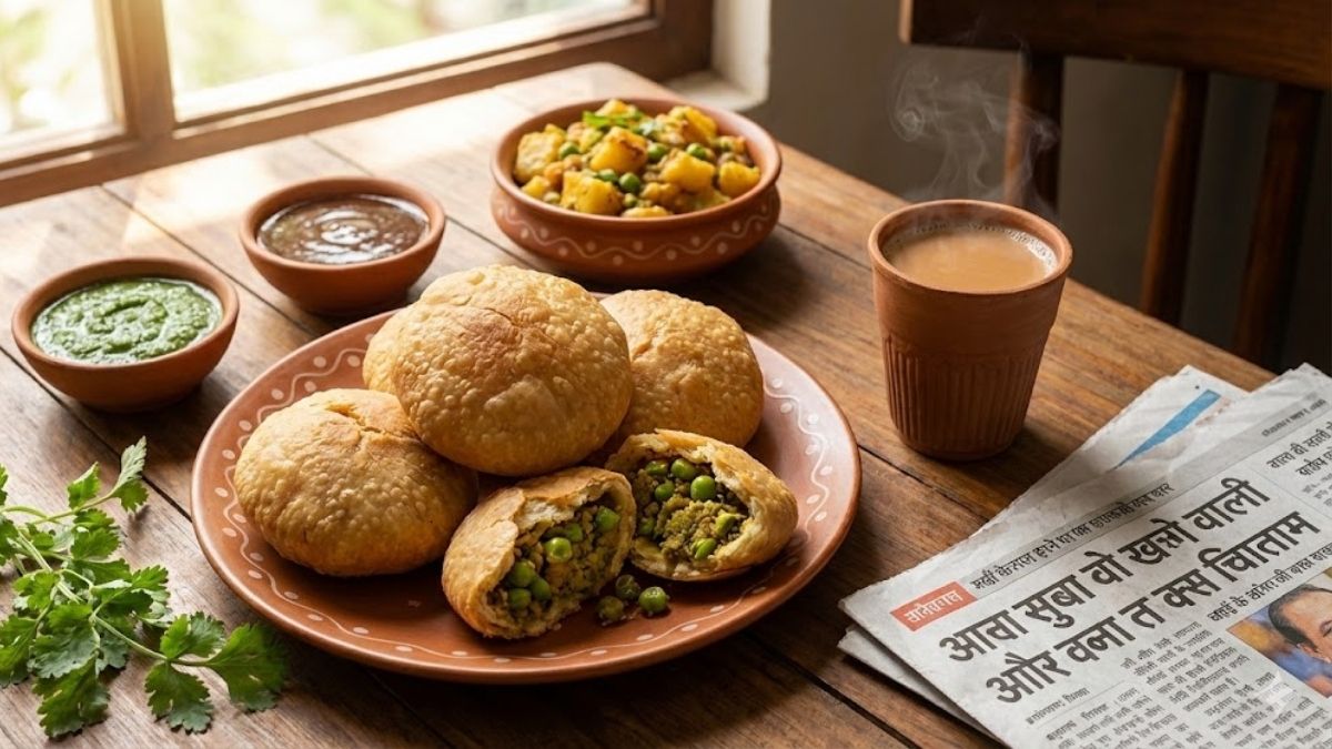 घर पर नाश्ते के लिए बनानी है मटर कचौड़ी, तो नोट कर लें हलवाई जैसी ...
