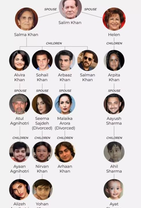 17 सदस्यों के परिवार के मुखिया हैं Salim Khan, सिनेमा के 'खानदान' में ...
