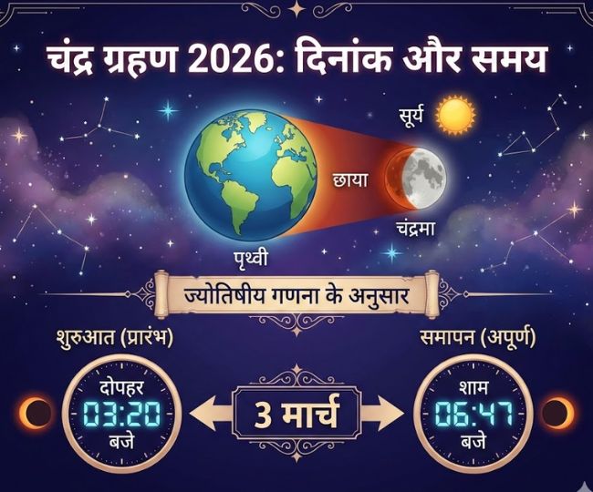 Chandra Grahan 2026: होलिका दहन पर लगेगा चंद्र ग्रहण, भारत में दिखाई ...
