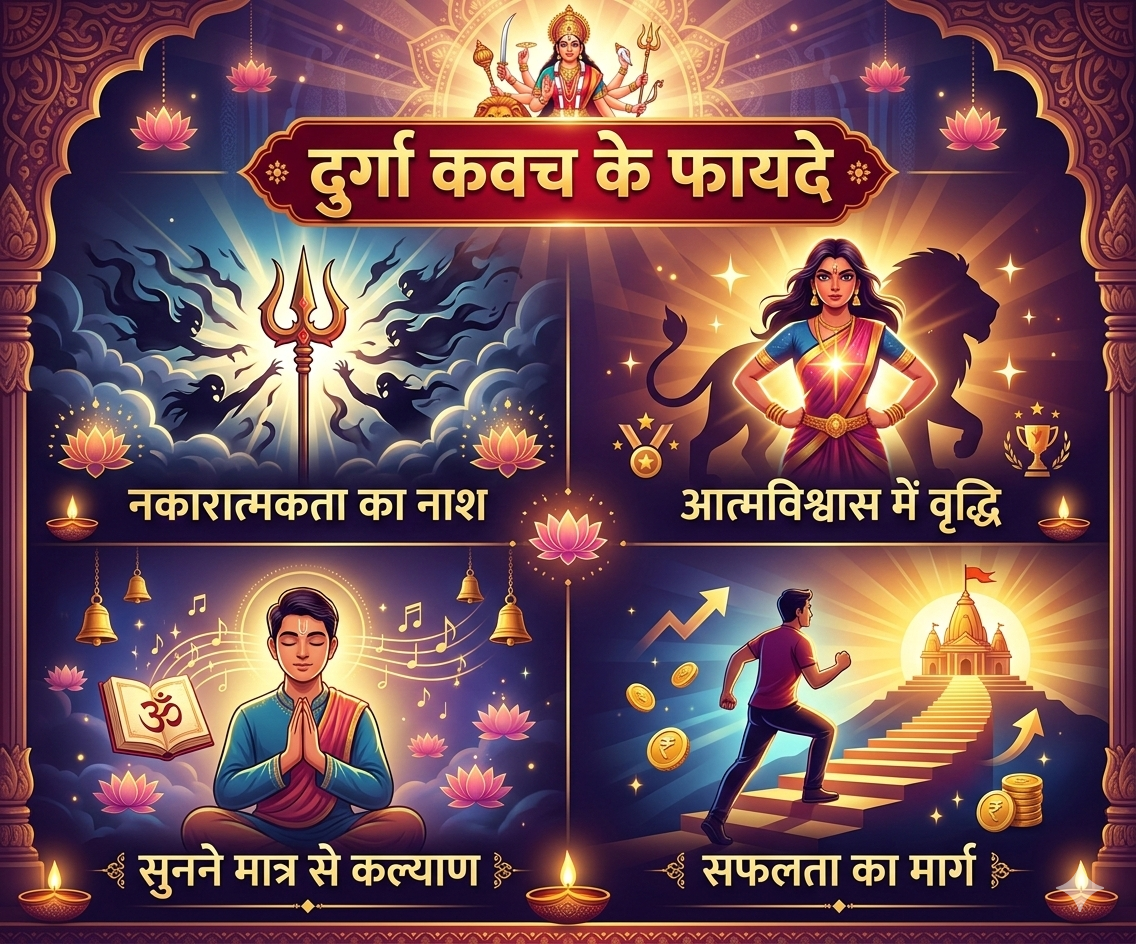 Durga Kavach Path 2026: नवरात्र में क्यों जरूरी है 'दुर्गा कवच' का पाठ ...