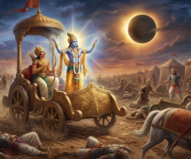 जब श्रीकृष्ण ने समय को ही रोक दिया, जानें जयद्रथ वध के पीछे का 'मायावी ...