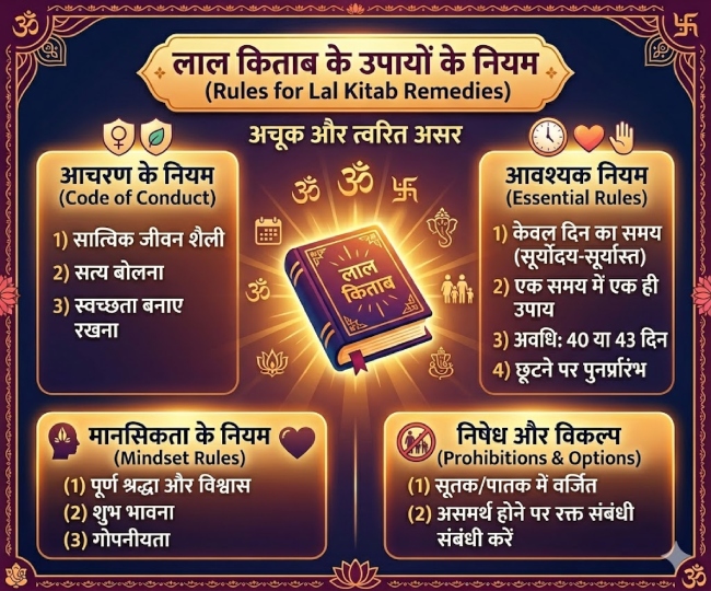किस्मत देगी राजा जैसा साथ! लाल किताब के इन 3 आसान नियमों को आजमाने से ...