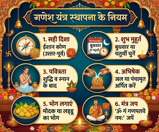 बेहद मेहनत के बाद भी नहीं हो रही तरक्की? तो आज ही करें गणेश यंत्र ...