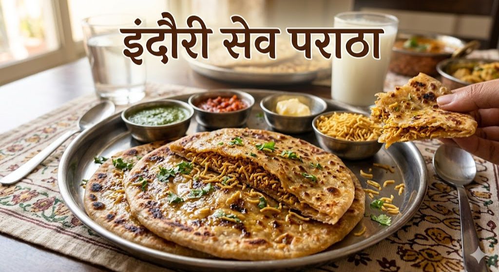 घर पर आसानी से बनाएं 'इंदौरी स्टाइल सेव पराठा', स्वाद और क्रंच ऐसा कि ...