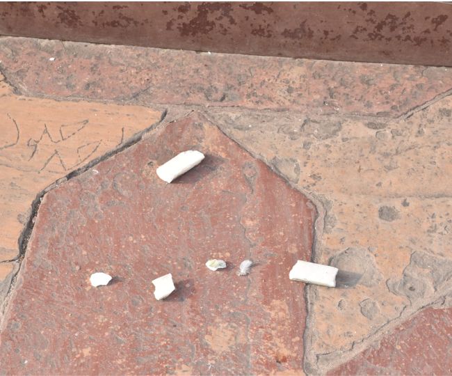 ताजमहल के रॉयल गेट से गिरा पच्चीकारी का पत्थर, सुरक्षा पर उठे सवाल ...
